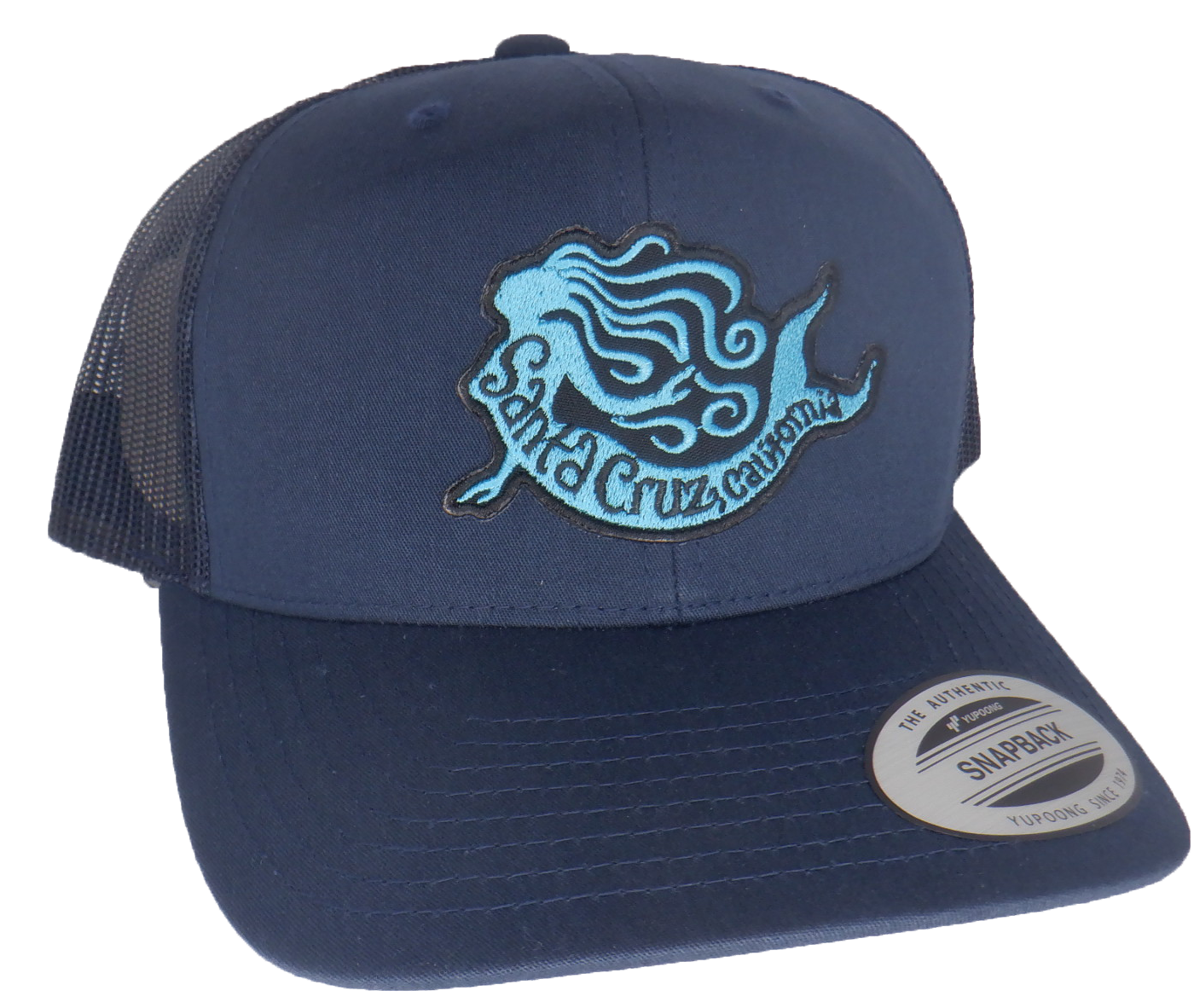 Hat Santa Cruz Mermaid (Navy Trucker) - by Tim Ward