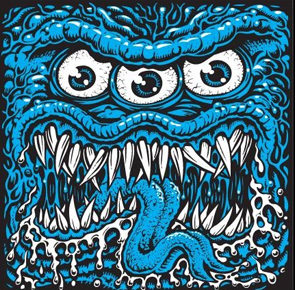 Decal Triclops (Blue) - Jimbo Phillips sticker