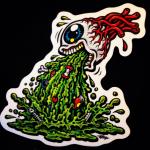 Decal Barfing Eyeball - Jimbo Phillips sticker
