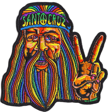Patch Hippie Dude Santa Cruz 3 1/2 in