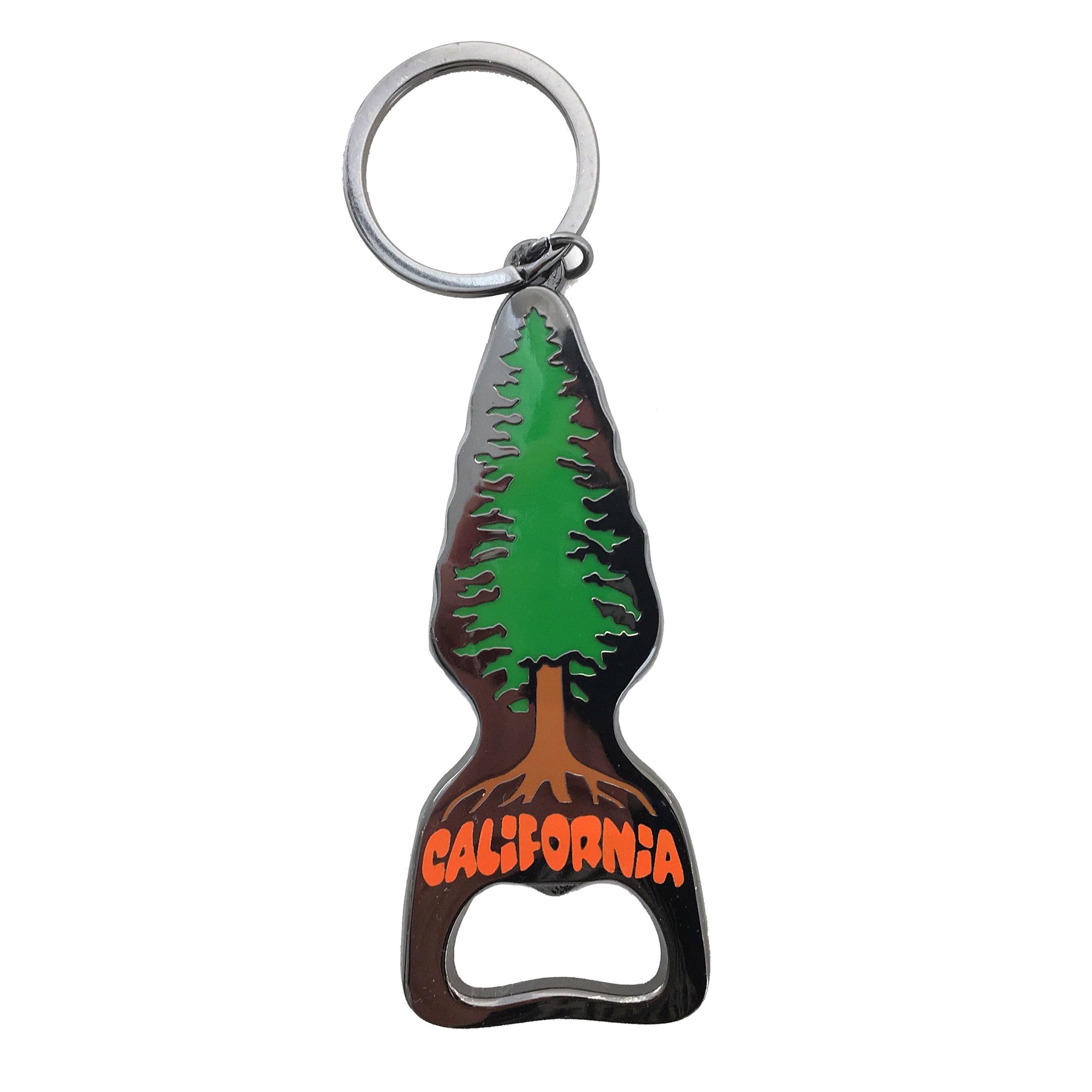 Keychain Redwood Roots Santa Cruz Bottle Opener - Tim Ward