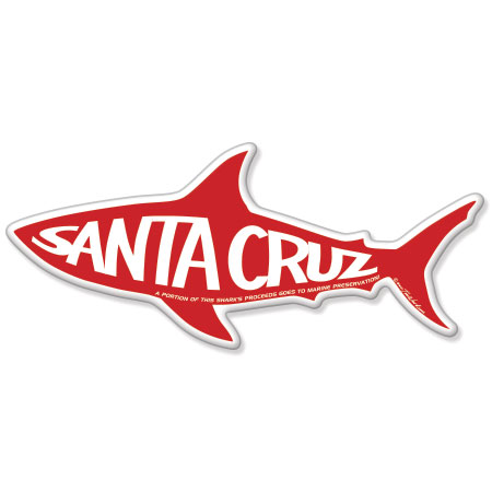 Magnet Santa Cruz Shark - by Tim Ward
