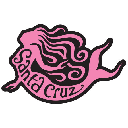 Patch Santa Cruz Mermaid (Pink) - Tim Ward