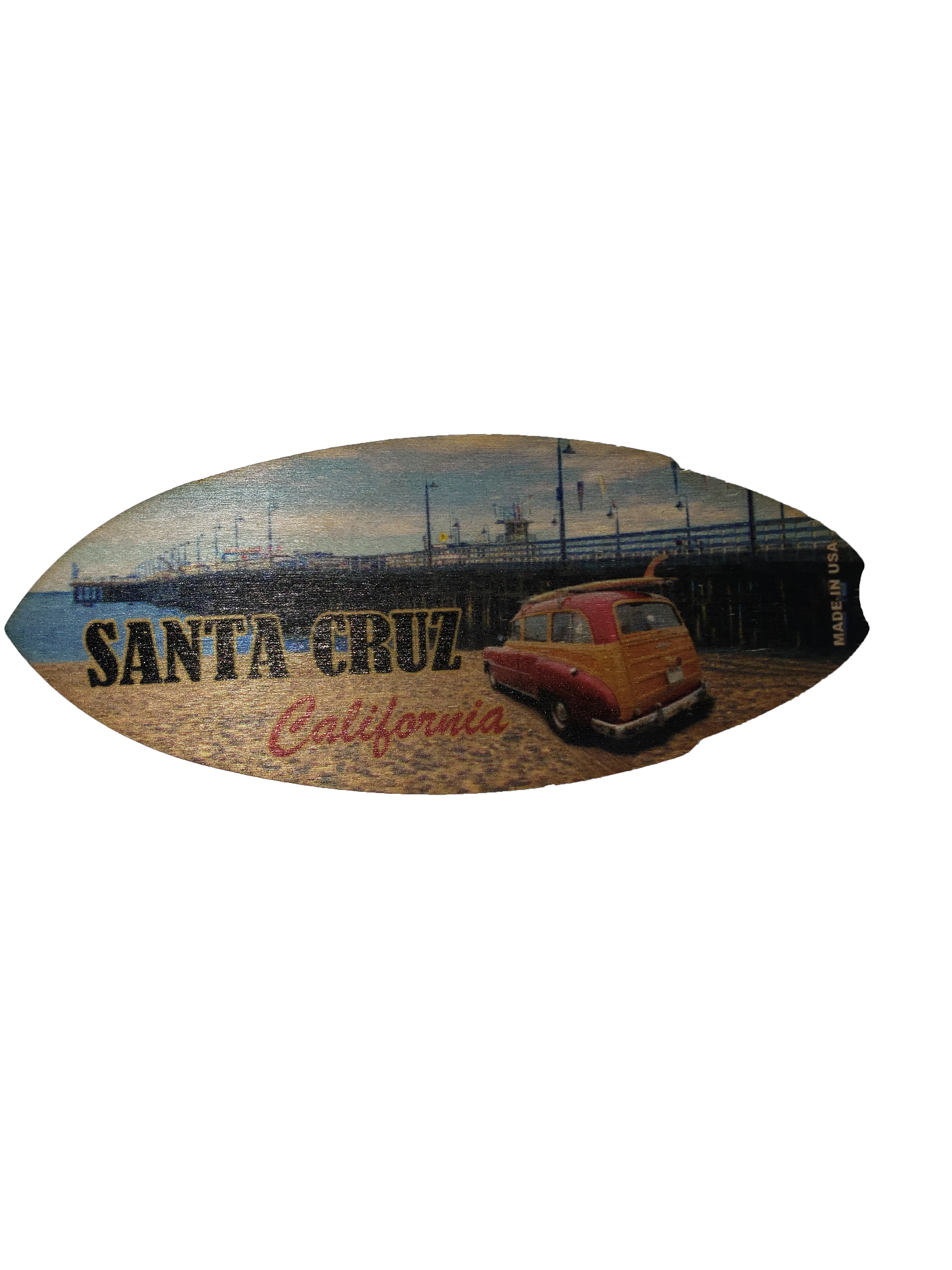 Woodie Beach Surfboard Magnet