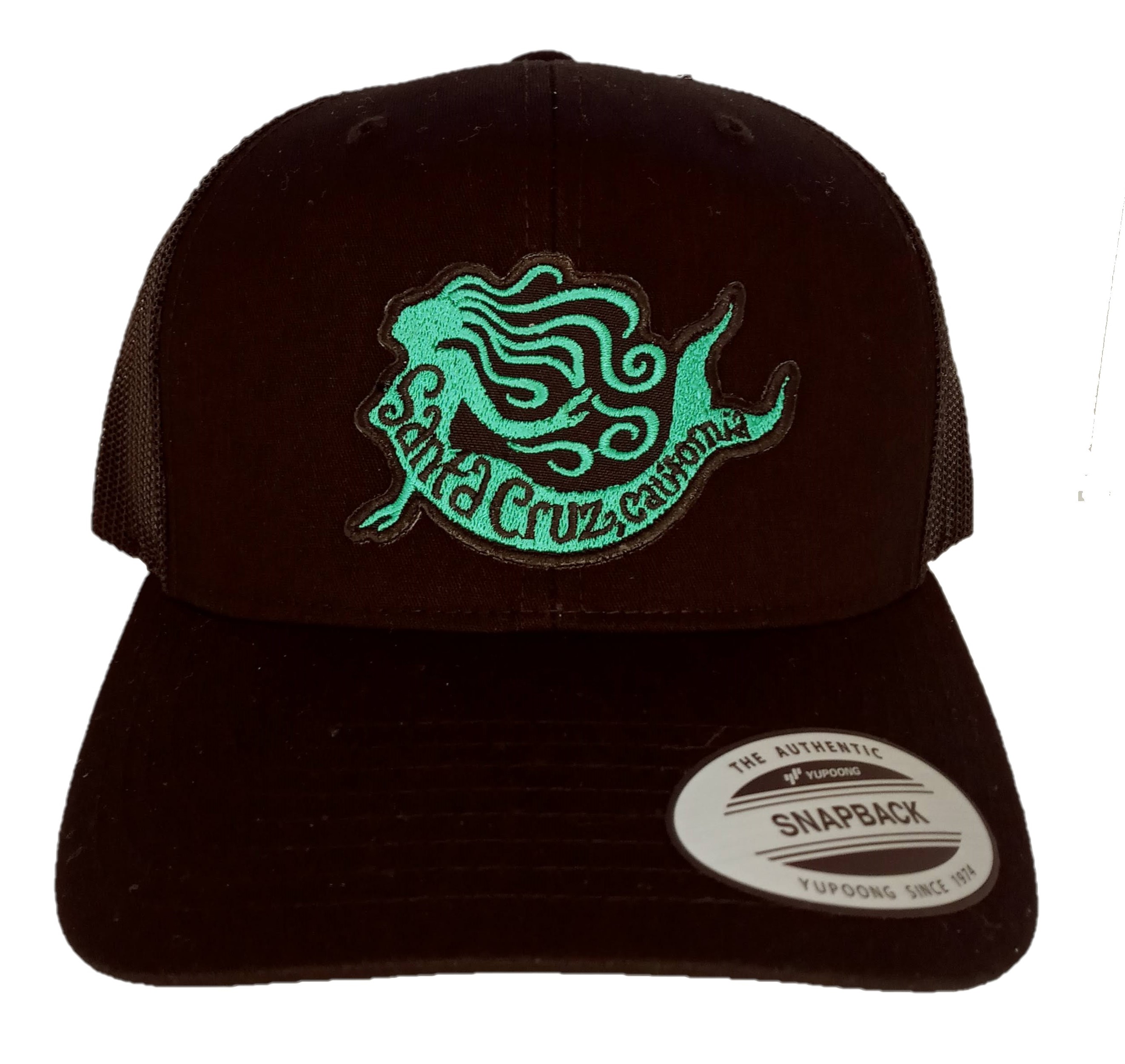 Life At Sea Hat - Santa Cruz Mermaid (Blue) / Mesh Trucker (Blk/Blk ...