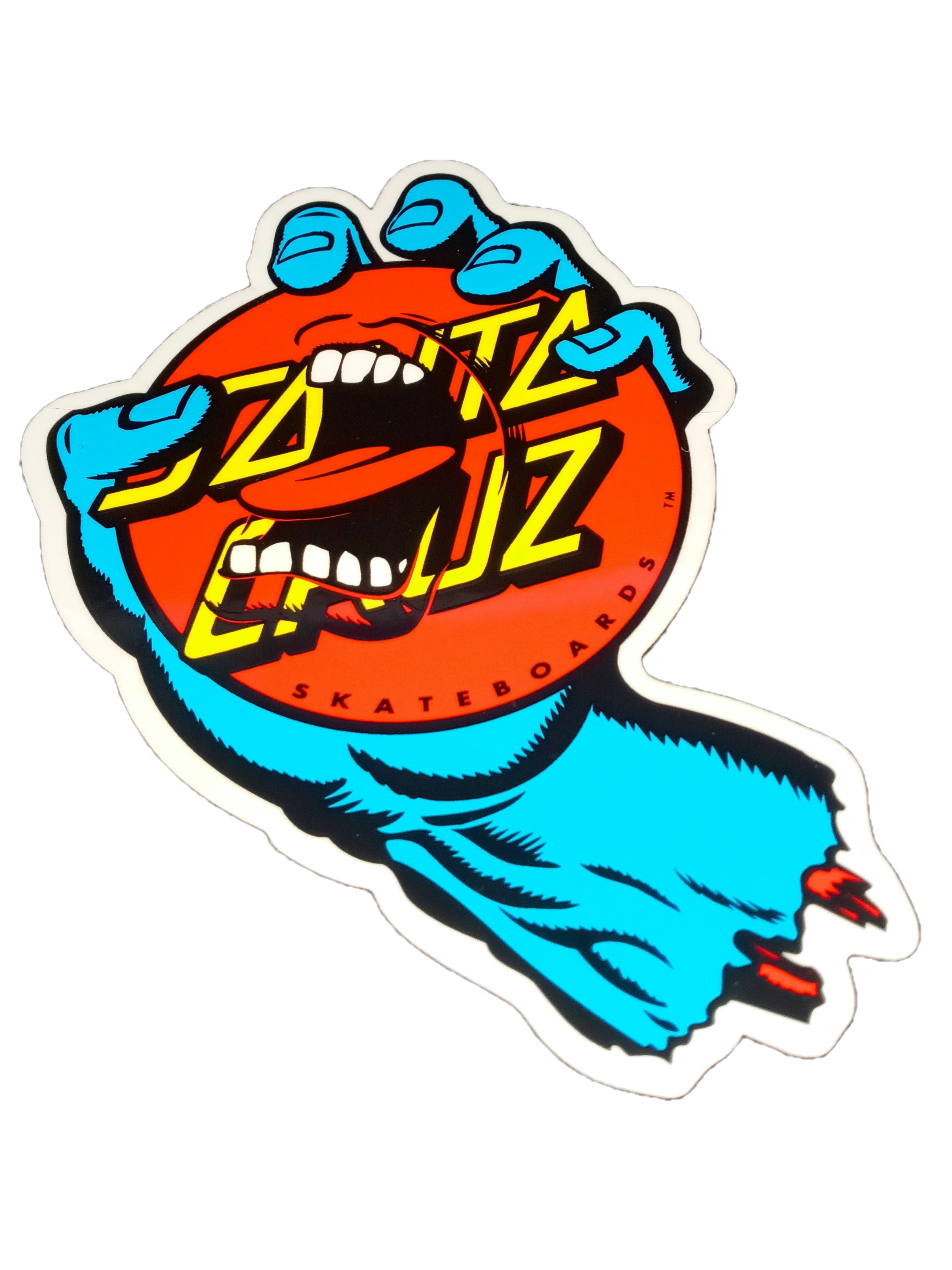 Screaming Hand Dot Decal